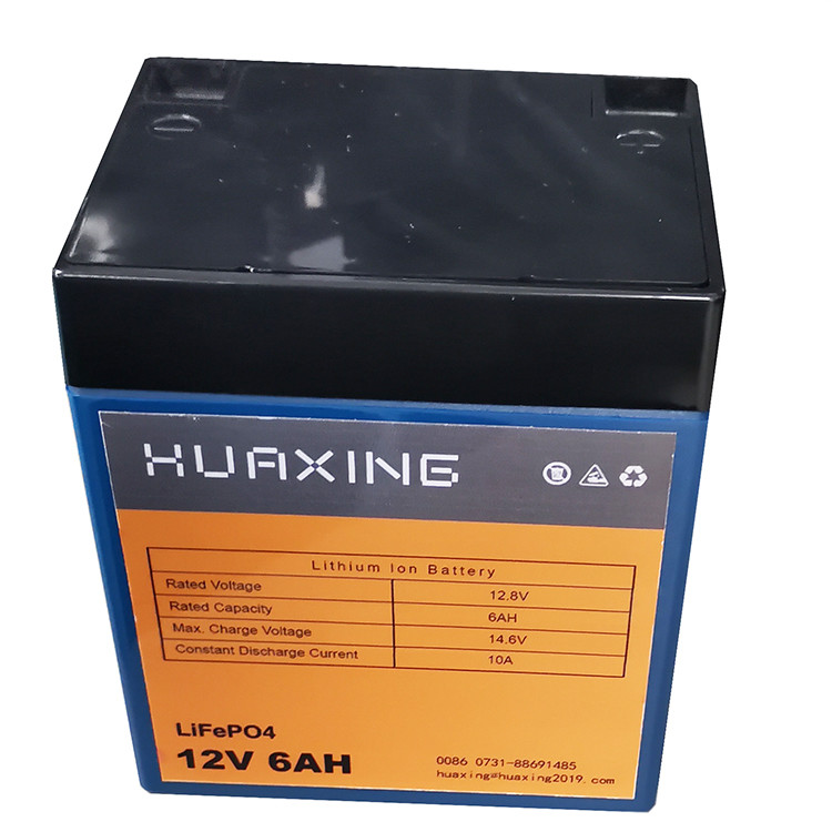 CC CV 12v 6Ah Rechargeable Lifepo4 Battery MSDS RV Deep Cycle Battery Pack