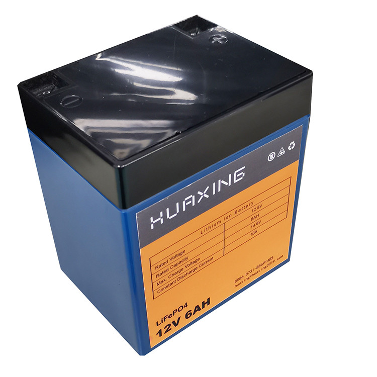 CC CV 12v 6Ah Rechargeable Lifepo4 Battery MSDS RV Deep Cycle Battery Pack